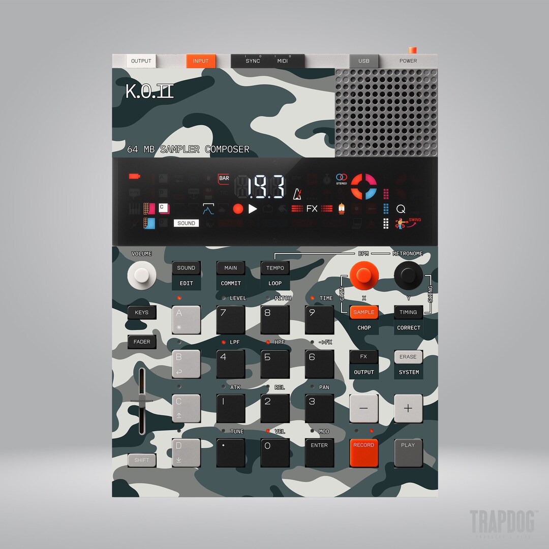 EP-133 KO II Vinyl Sticker Skin / Precut Holes / 134 - Etsy