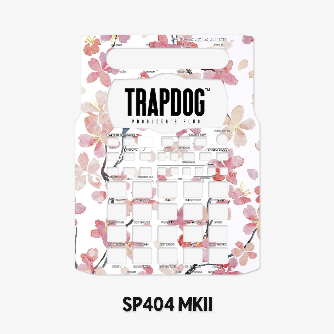 SP404 MKII / SX / A Vinyl Faceplate Skin Sticker | Precut Holes ...