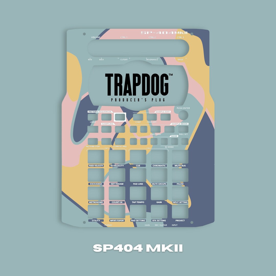 SP404 MKII / A / SX Vinyl Faceplate Skin Sticker | Precut Holes ...