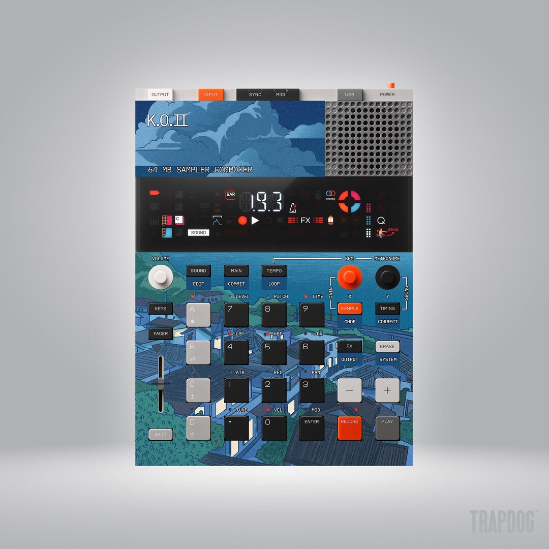 EP-133 KO II Vinyl Sticker Skin / Precut Holes / #1 - Etsy