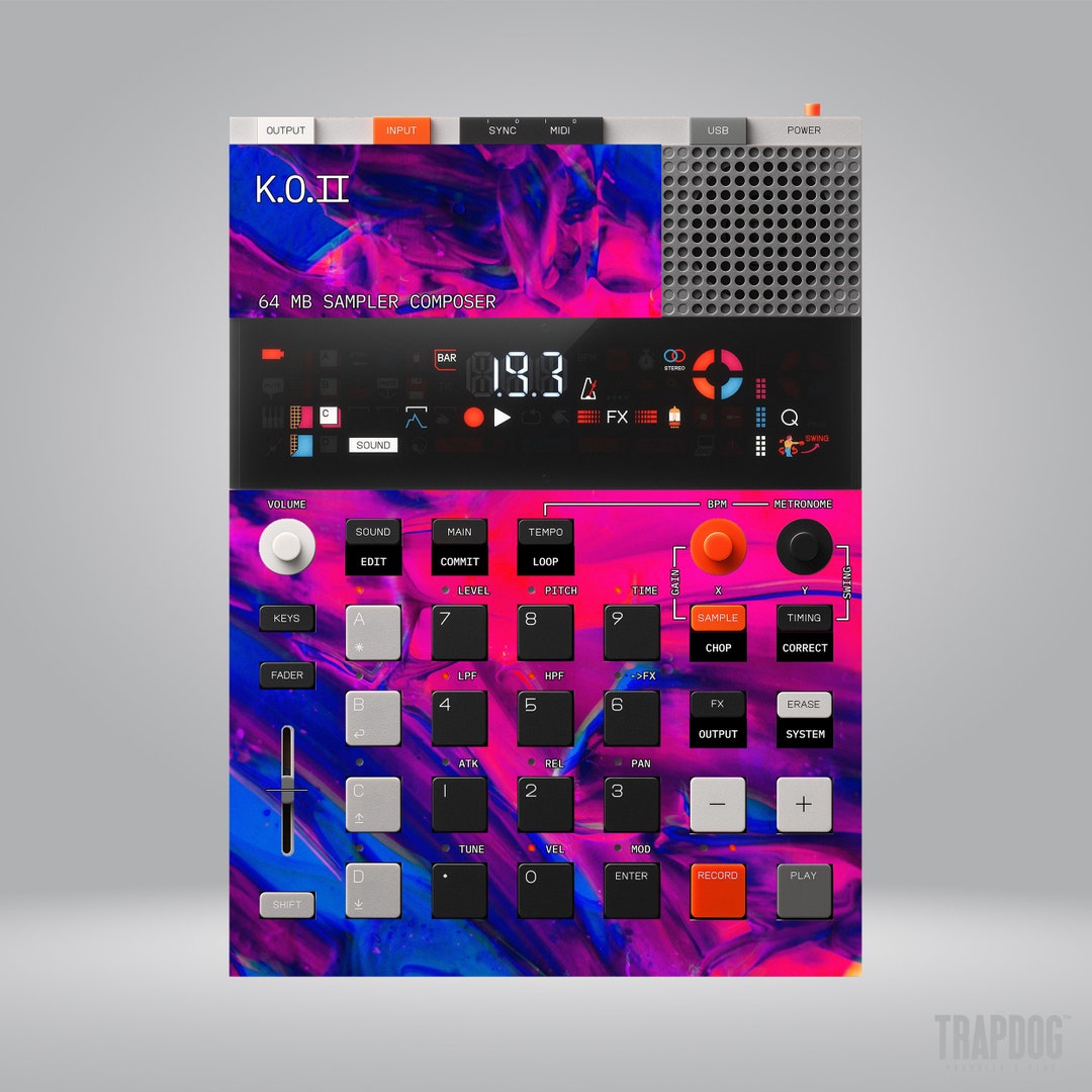 EP-133 KO II Vinyl Sticker Skin / Precut Holes / #76 - Etsy