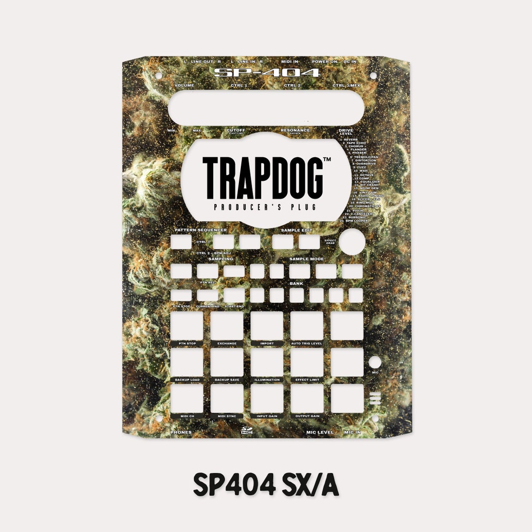 SP404 SX / A / MKII Vinyl Faceplate Skin Sticker | Precut Holes ...
