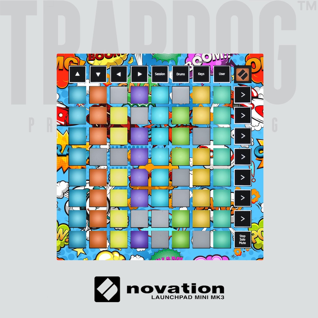 Custom Launchpad Mini MK3 Vinyl Skin Sticker / Precut Holes / Fully ...