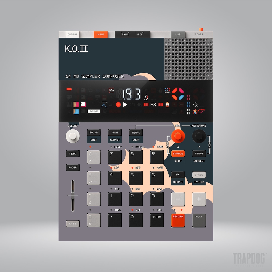 EP-133 KO II Vinyl Sticker Skin / Precut Holes / #104 - Etsy