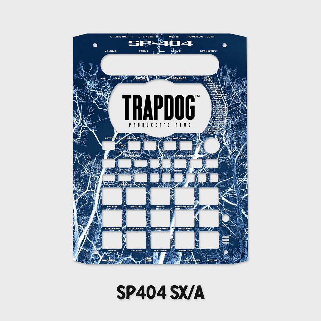 SP404 SX / A / MKII Vinyl Faceplate Skin Sticker | Precut Holes ...