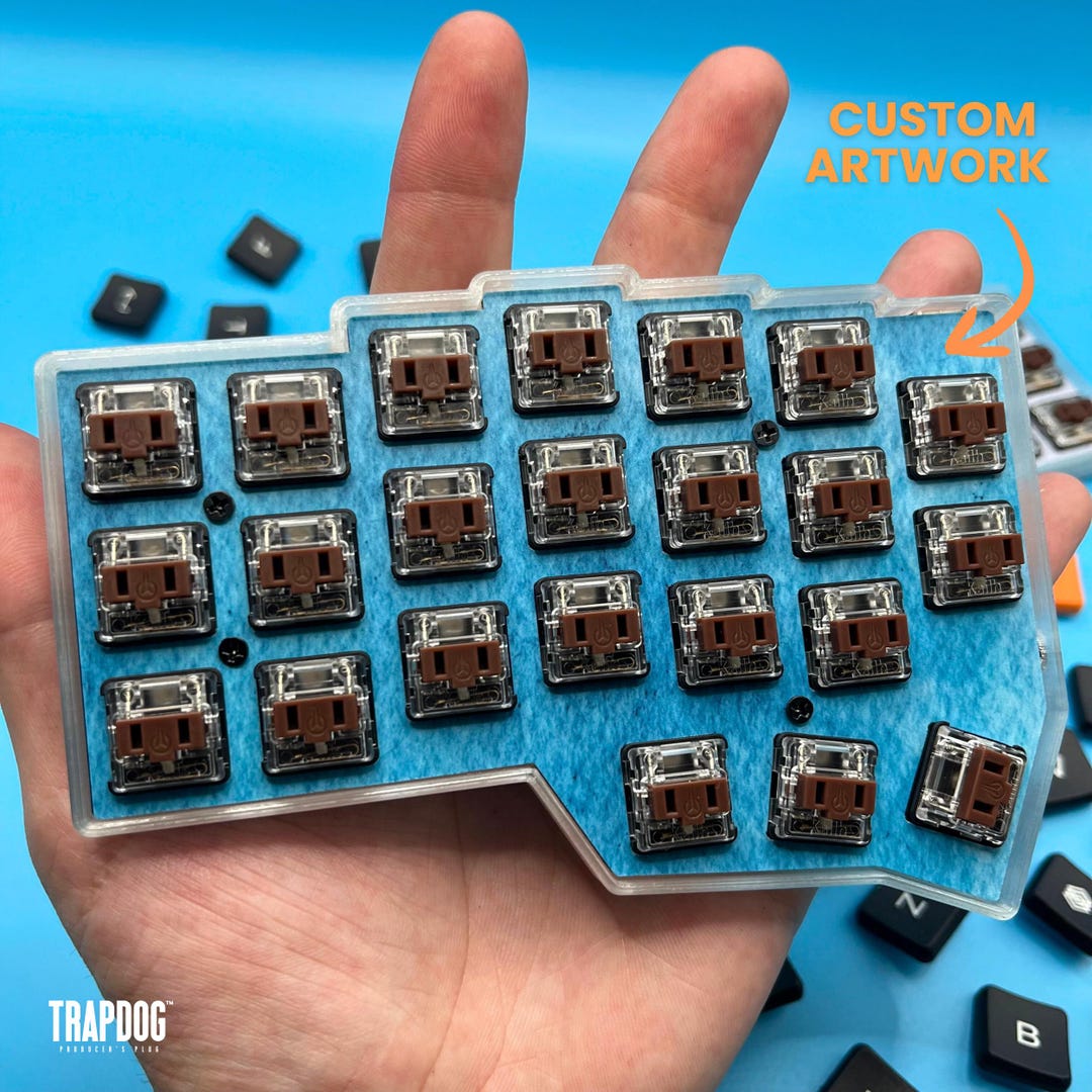 Custom Skin Faceplate Corne Choc V4.1 Low Profile Split Keyboard ...