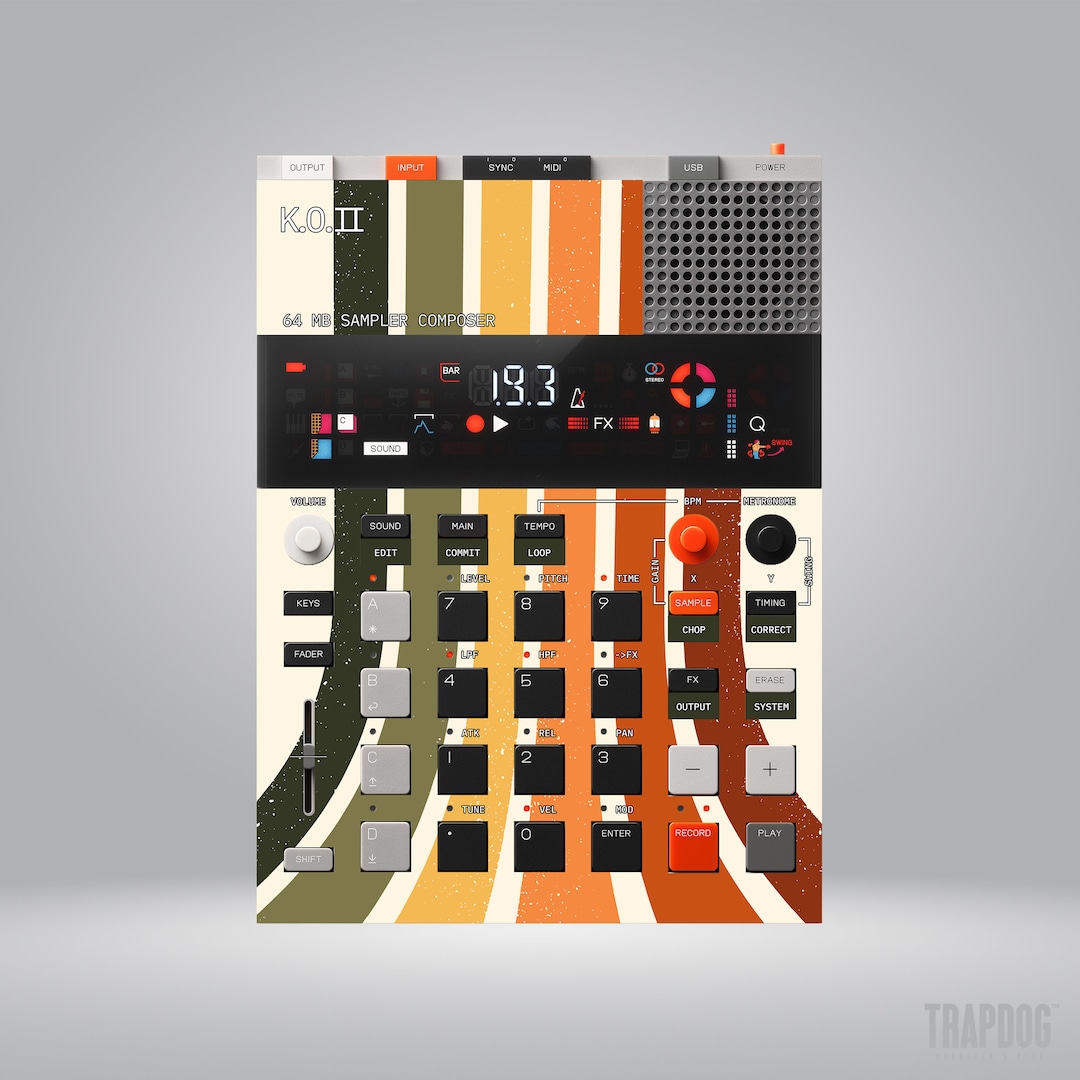 EP-133 KO II Vinyl Sticker Skin / Precut Holes / #9 - Etsy