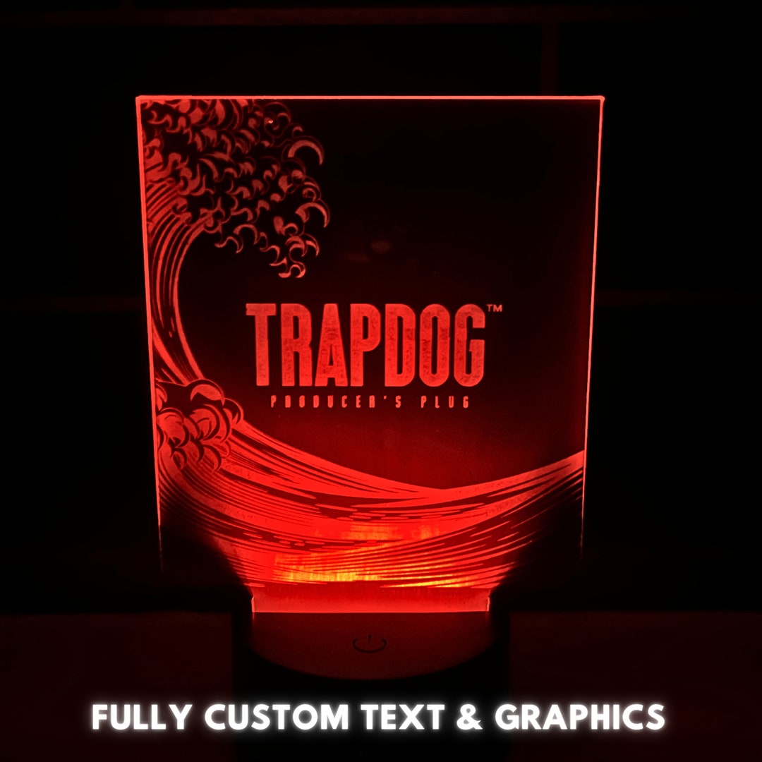 Custom LED Acrylic Sign Plaque / for Social Media, Gamer Tag, Business ...