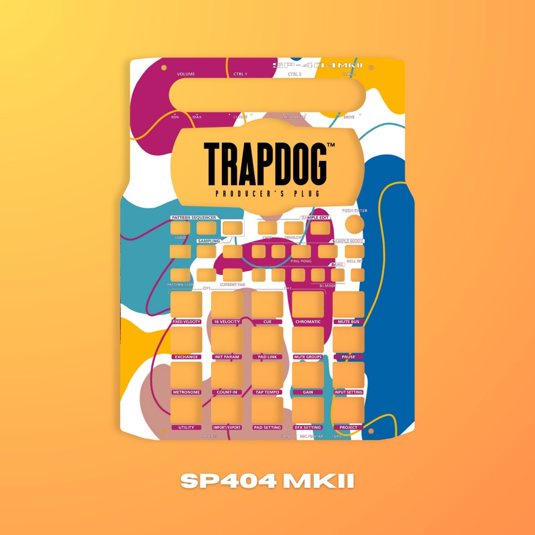 SP404 MKII / A / SX Vinyl Faceplate Skin Sticker | Precut Holes ...