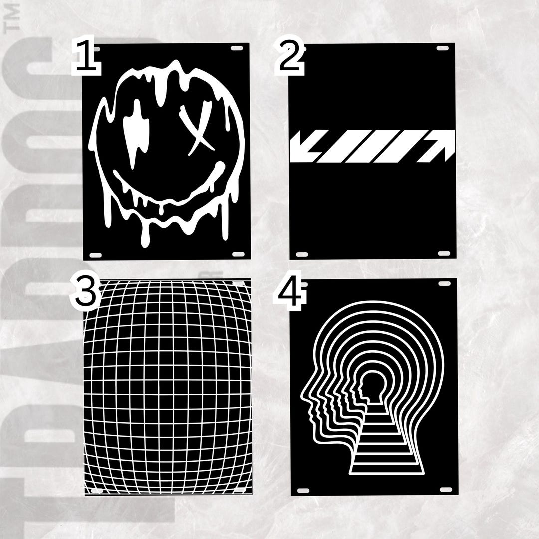 Artwork Laser Engraved Acrylic Eurorack Panels 1.5mm / Eurorack Panels ...