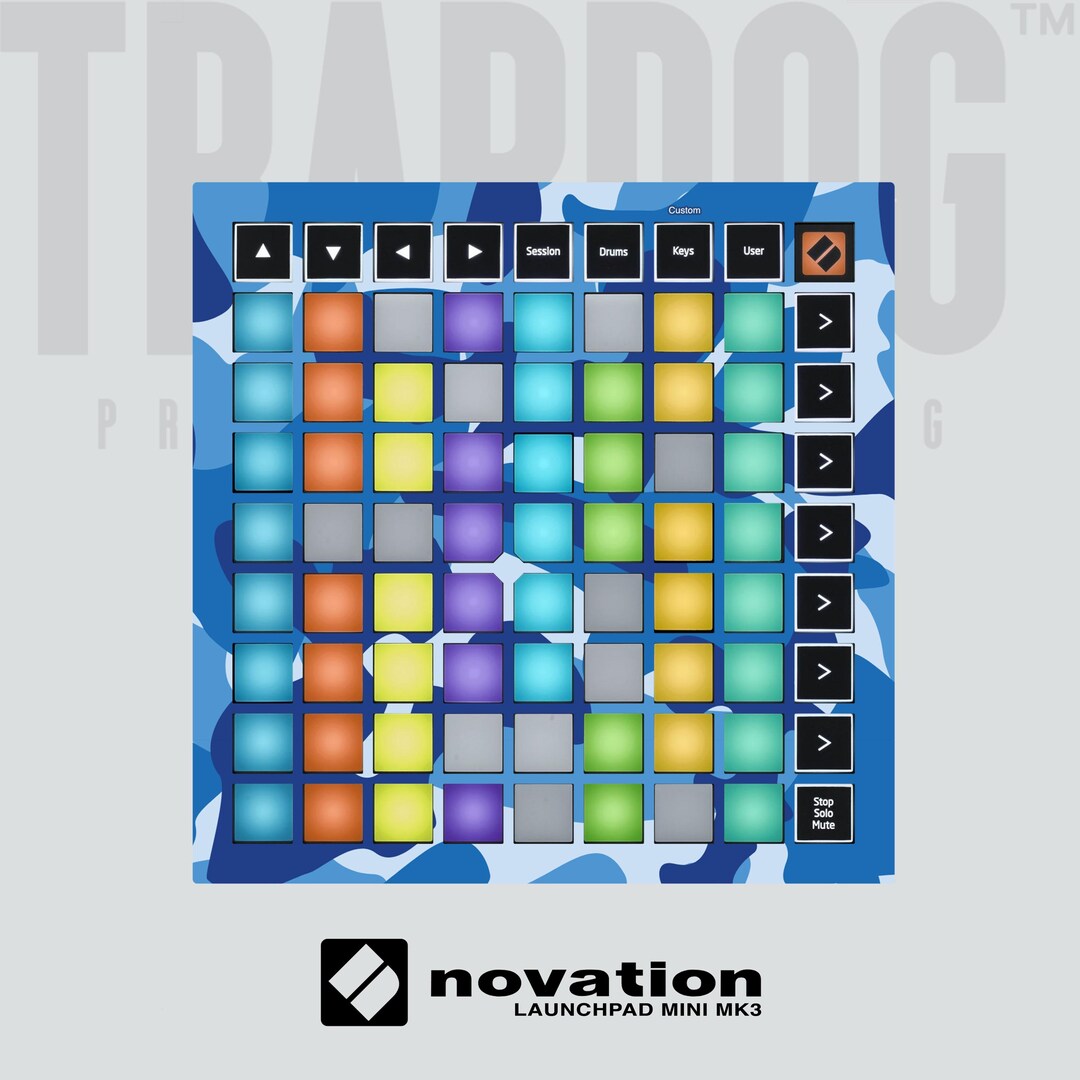 Custom Launchpad Mini MK3 Vinyl Skin Sticker / Precut Holes / Fully ...
