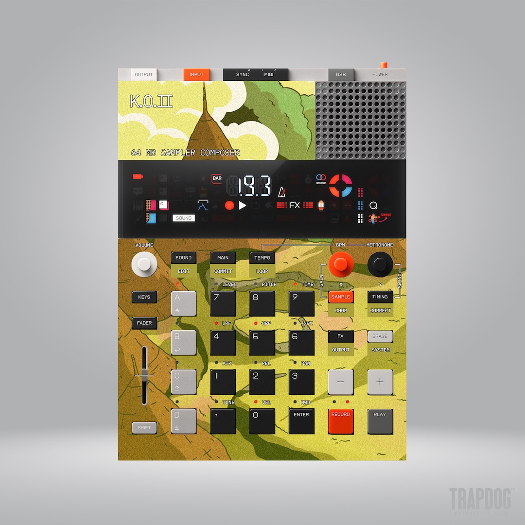 EP-133 KO II Vinyl Sticker Skin / Precut Holes / #24 - Etsy