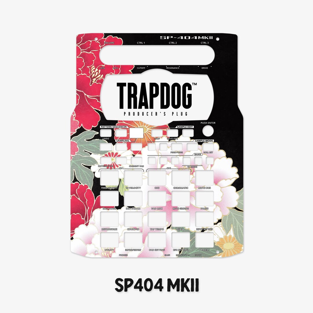 SP404 MKII / SX / A Vinyl Faceplate Skin Sticker | Precut Holes ...