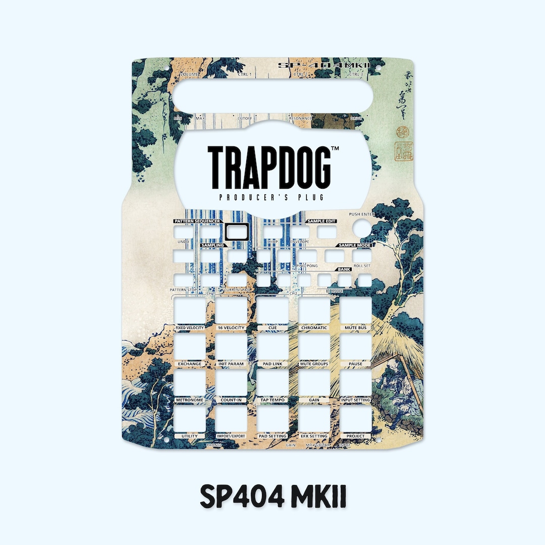 SP404 MKII / SX / A Vinyl Faceplate Skin Sticker | Precut Holes ...