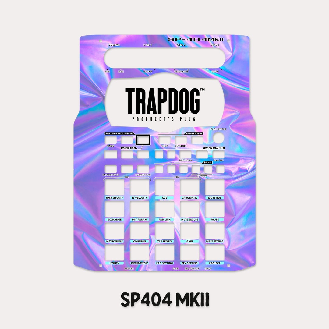 SP404 MKII Vinyl Faceplate Skin Sticker | Precut Holes | Custom Roland ...