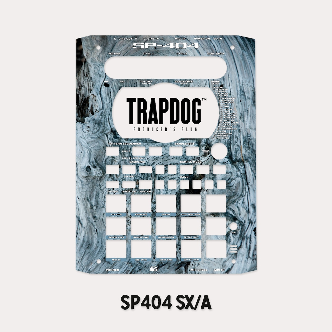 SP404 SX / A / MKII Vinyl Faceplate Skin Sticker | Precut Holes ...