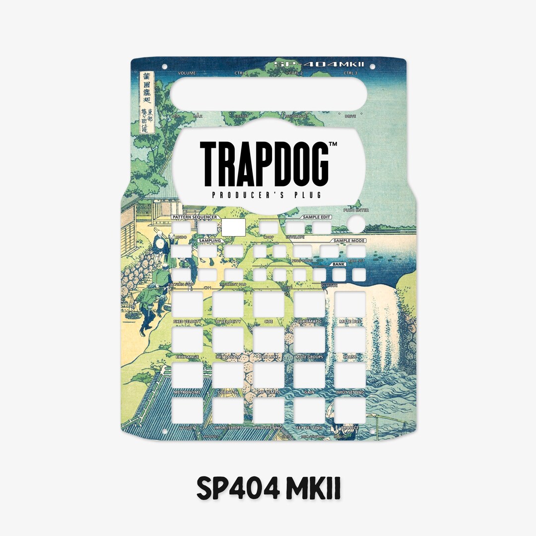 SP404 MKII / SX / A Vinyl Faceplate Skin Sticker | Precut Holes ...