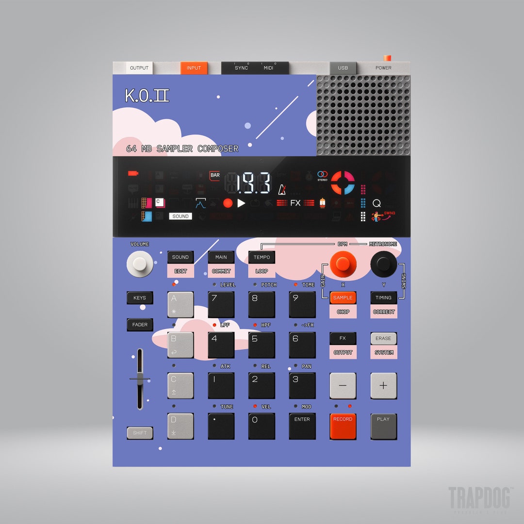 EP-133 KO II Vinyl Sticker Skin / Precut Holes / #102 - Etsy