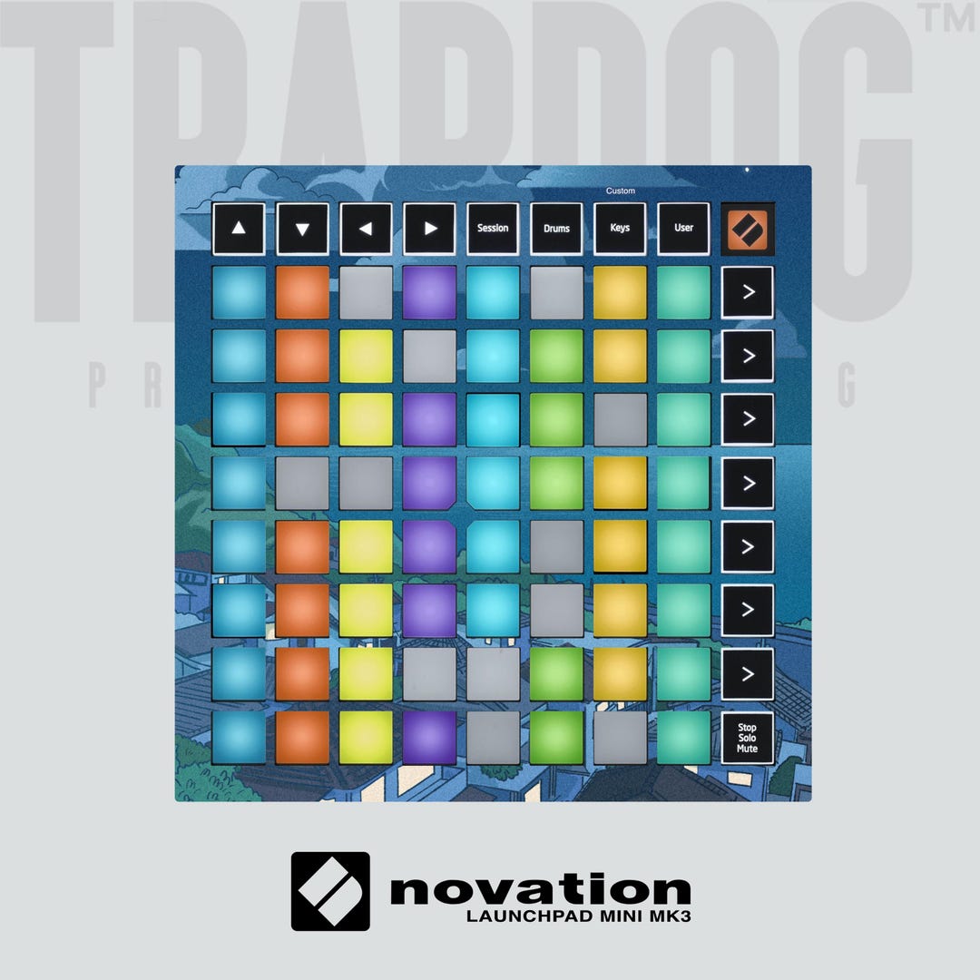 Custom Launchpad Mini MK3 Vinyl Skin Sticker / Precut Holes / Fully ...