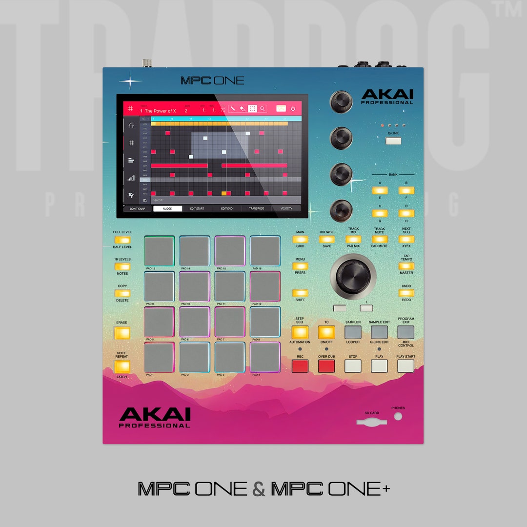 Custom MPC One & One Sampler Vinyl Faceplate Skin Sticker 22 - Etsy