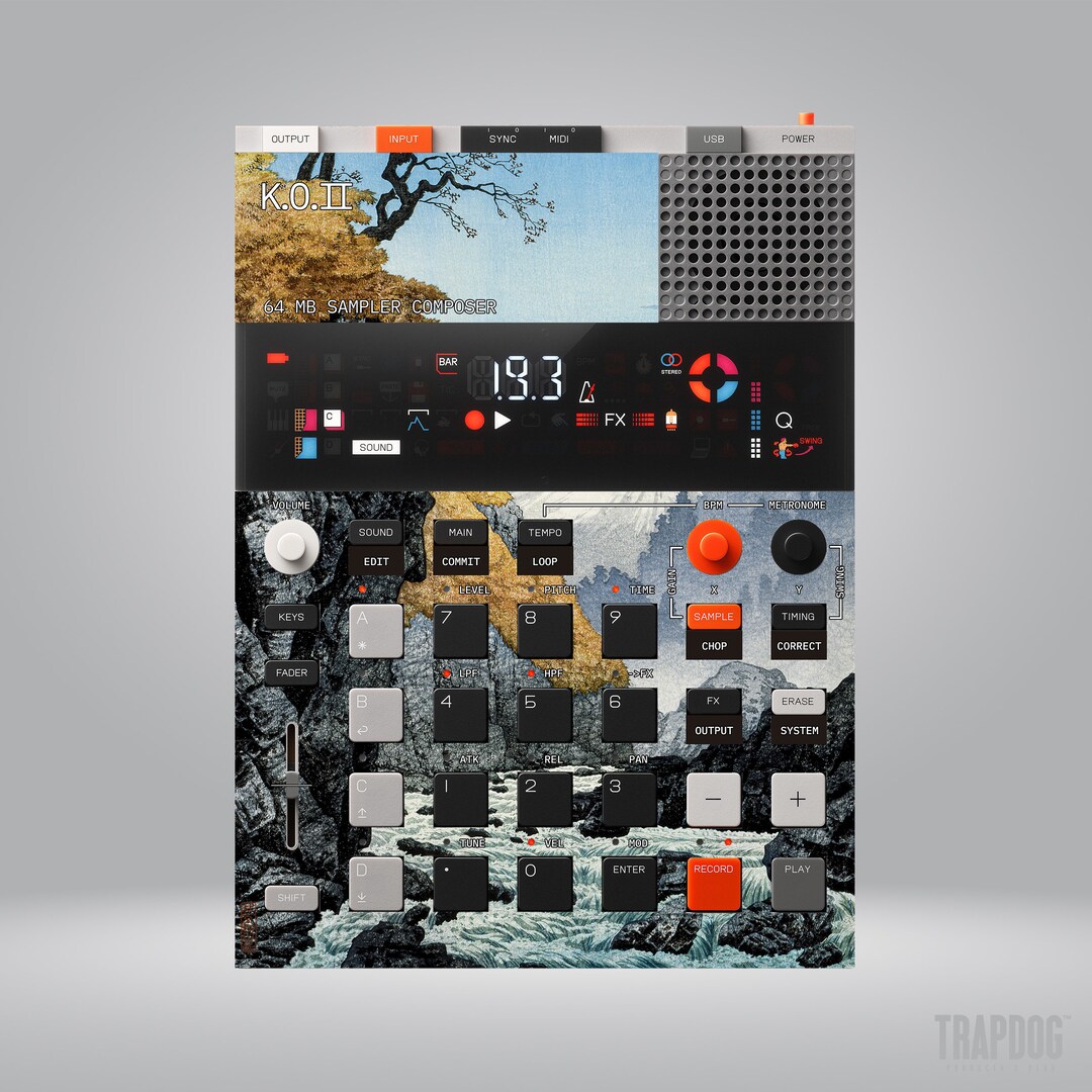 EP-133 KO II Vinyl Sticker Skin / Precut Holes / #118 - Etsy