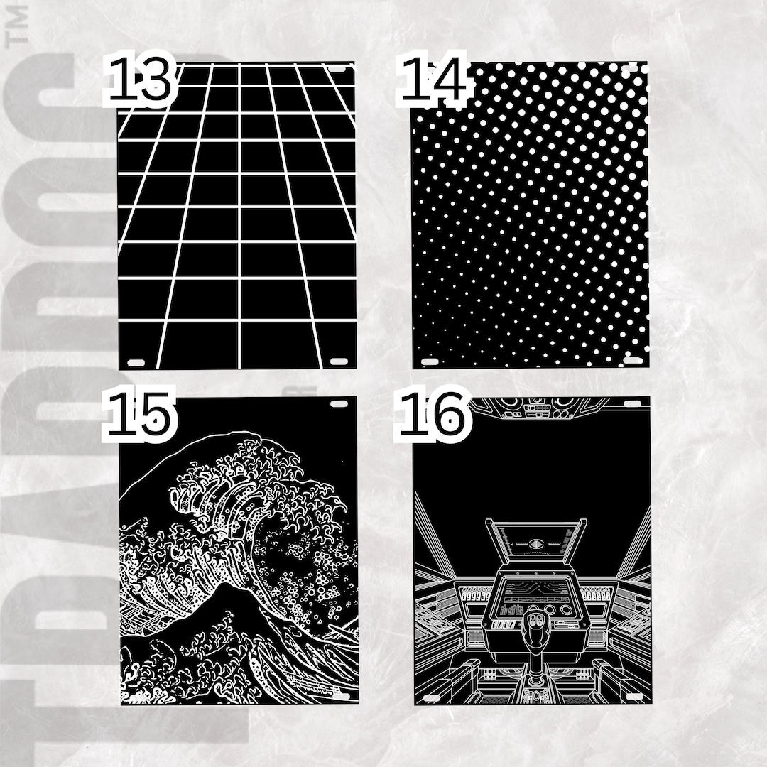 Artwork Laser Engraved Acrylic Eurorack Panels 1.5mm / Eurorack Panels ...