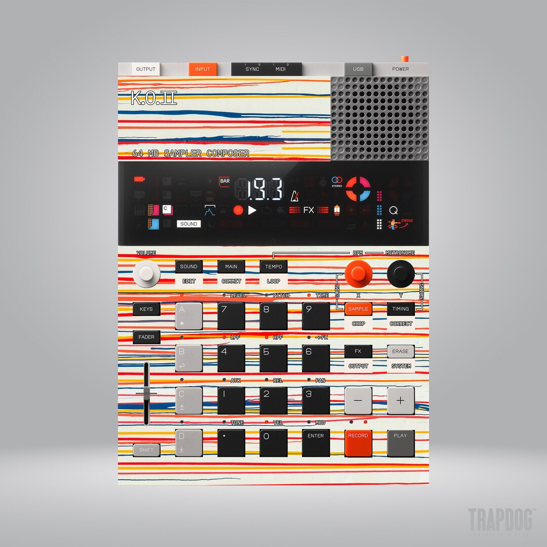 EP-133 KO II Vinyl Sticker Skin / Precut Holes / 86 - Etsy