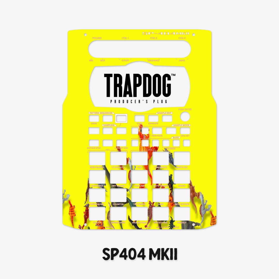 SP404 MKII / SX / A Vinyl Faceplate Skin Sticker | Precut Holes ...