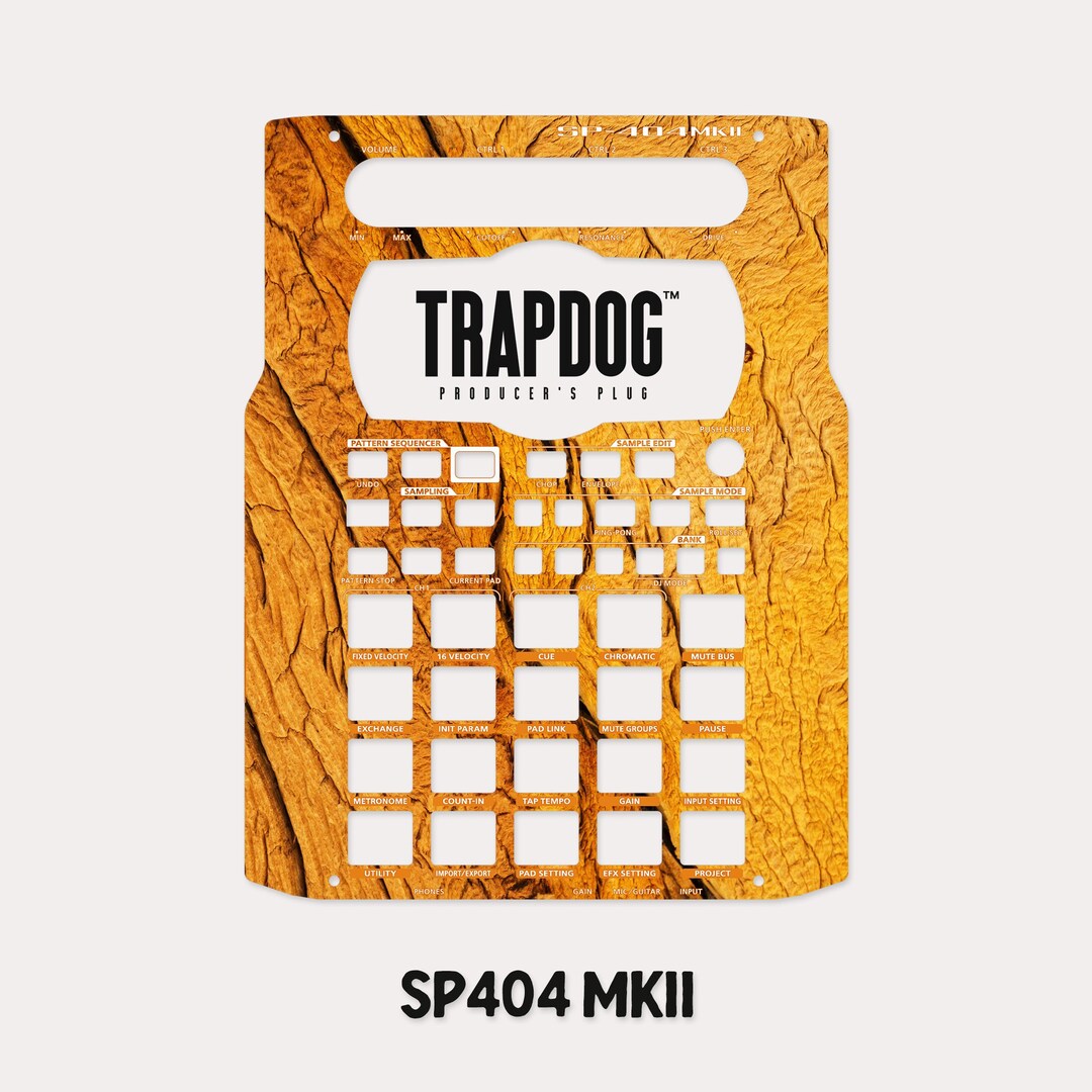 SP404 MKII / A / SX Vinyl Faceplate Skin Sticker | Precut Holes ...