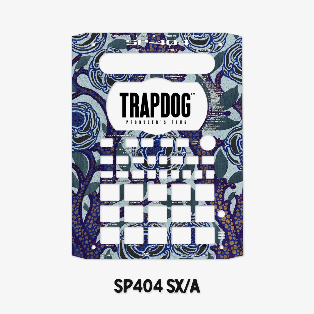 SP404 SX / A / MKII Vinyl Faceplate Skin Sticker | Precut Holes ...