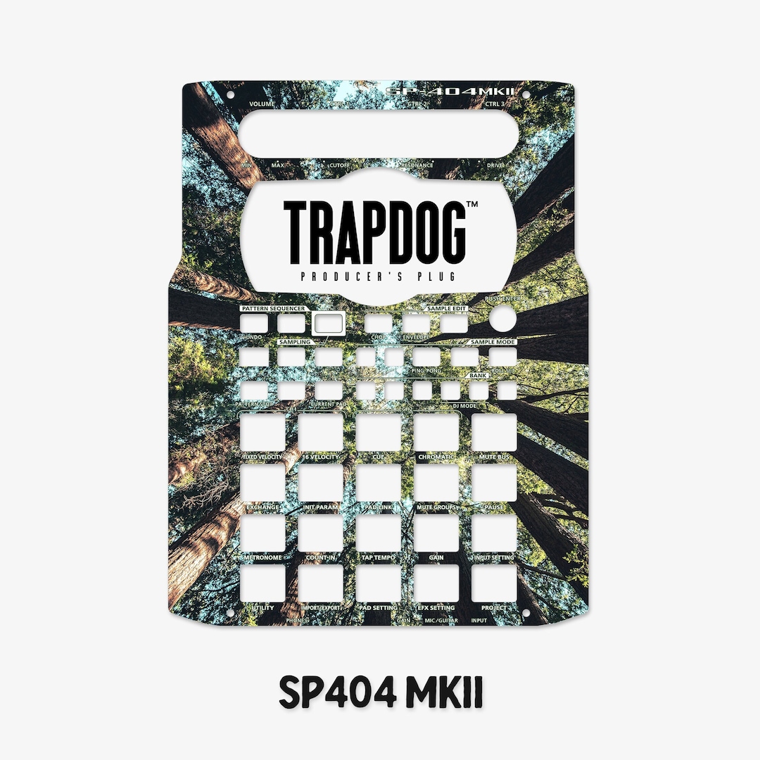SP404 MKII / SX / A Vinyl Faceplate Skin Sticker | Precut Holes ...