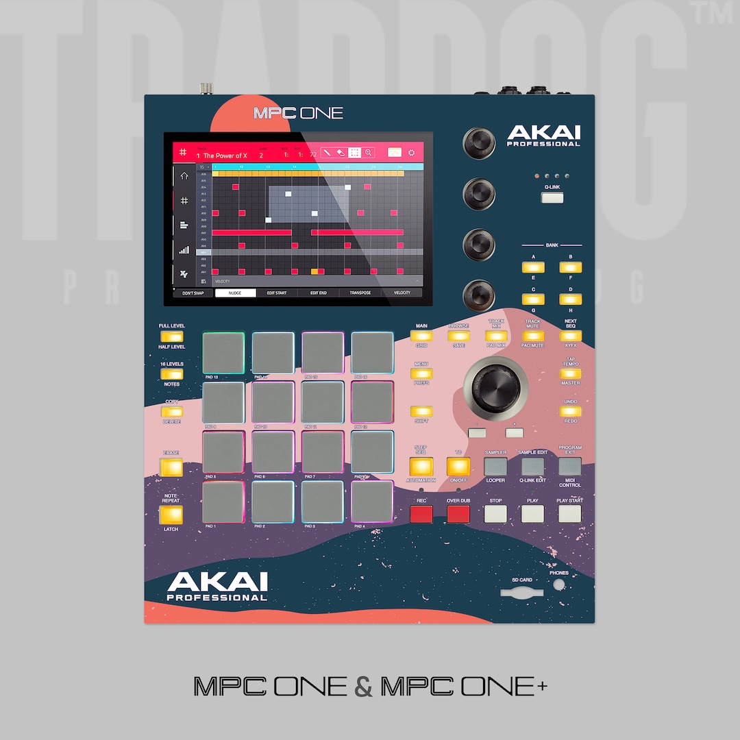 Custom MPC One & One Sampler Vinyl Faceplate Skin Sticker 23 - Etsy