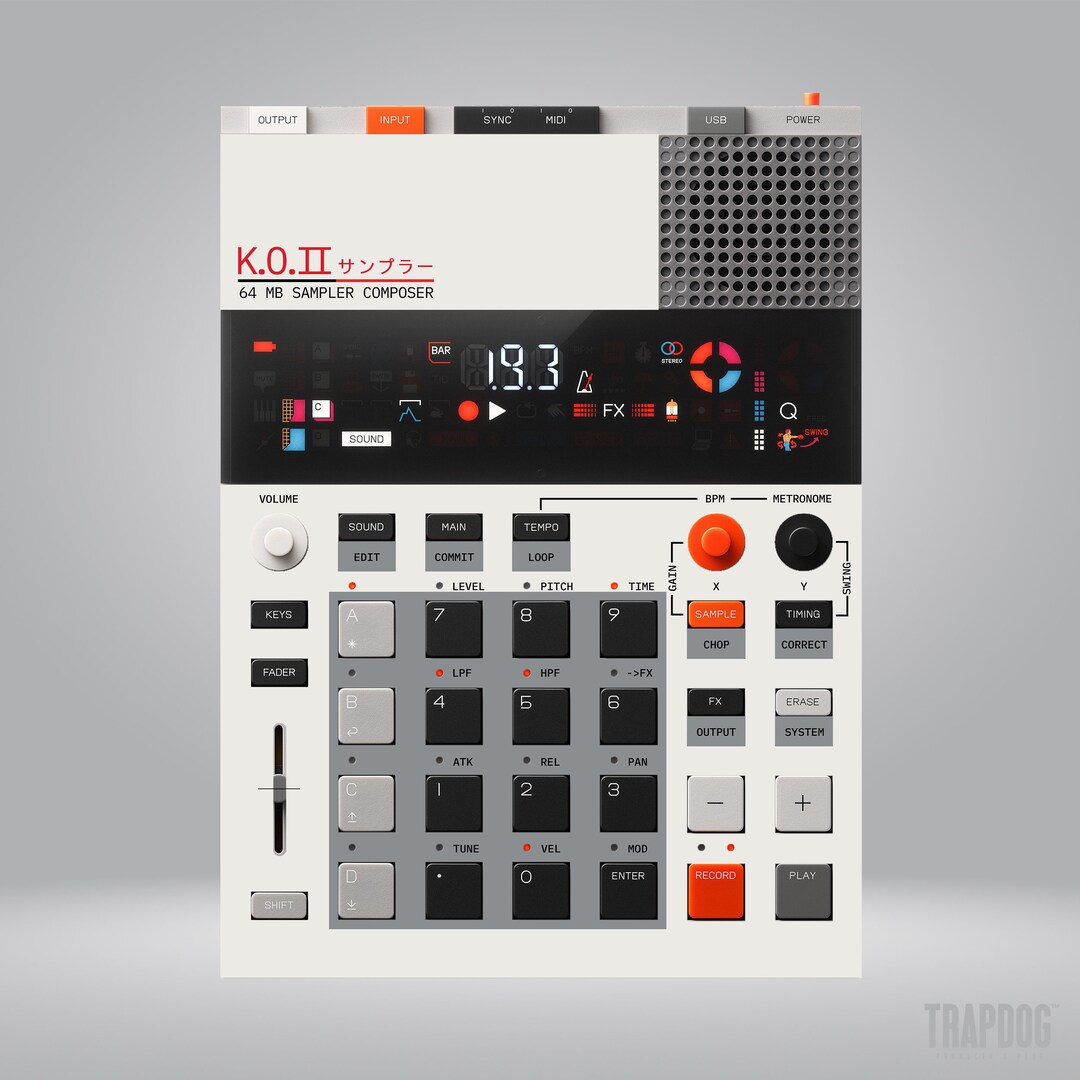 EP-133 KO II Vinyl Sticker Skin / Precut Holes / 2000XL - Etsy
