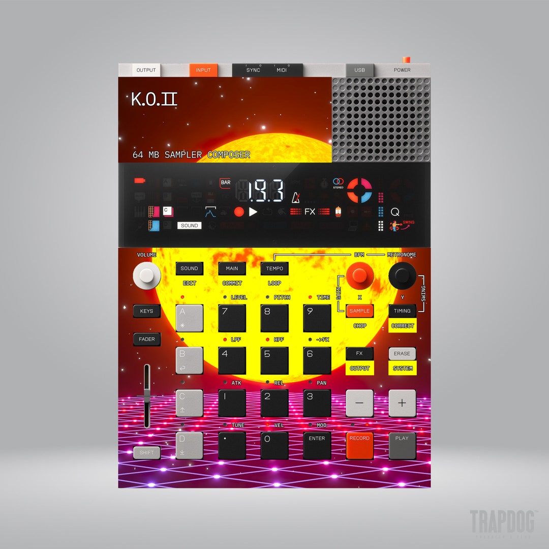 EP-133 KO II / Ep-40 Riddim / Vinyl Sticker Skin / Precut Holes / #147 ...