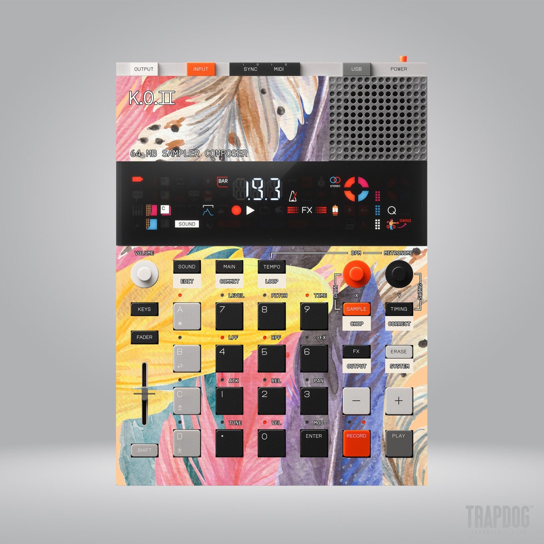 EP-133 KO II / Ep-40 Riddim / Vinyl Sticker Skin / Precut Holes / #67 ...