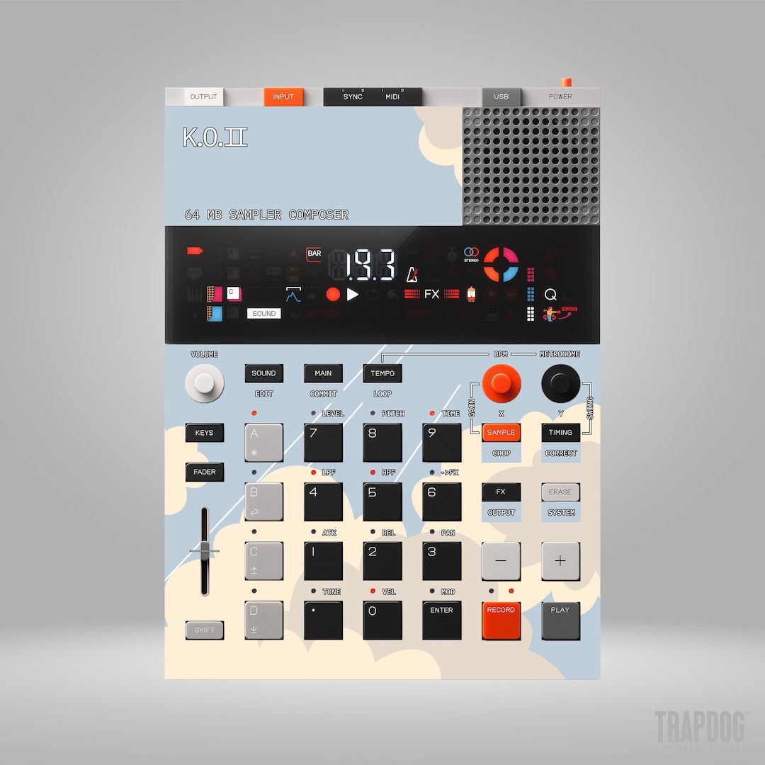 EP-133 KO II Vinyl Sticker Skin / Precut Holes / #96 - Etsy