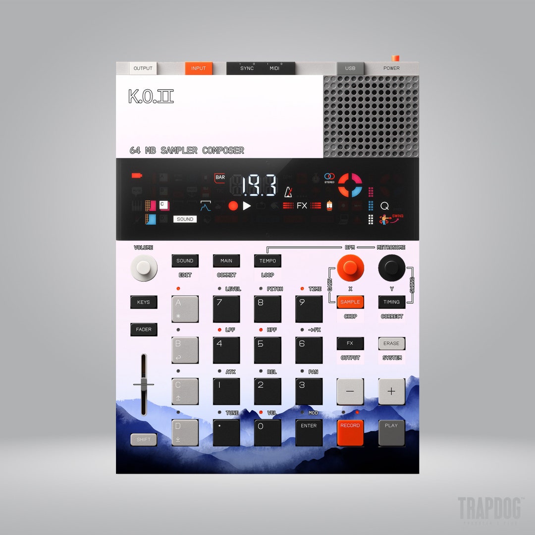 EP-133 KO II Vinyl Sticker Skin / Precut Holes / #94 - Etsy