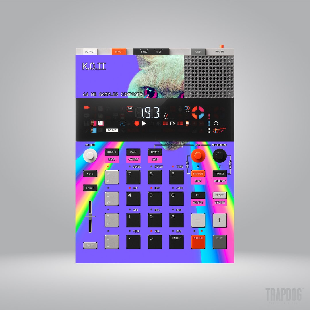 EP-133 KO II Vinyl Sticker Skin / Precut Holes / #3 - Etsy