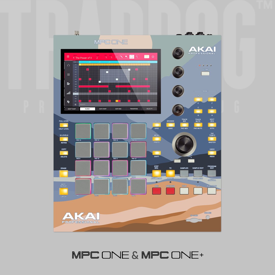 Custom MPC One & One Sampler Vinyl Faceplate Skin Sticker 16 - Etsy