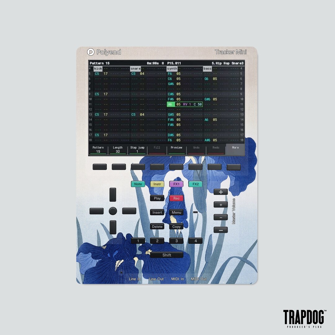 Custom Polyend Tracker Mini Vinyl Skin Sticker | Precut Holes | Fully ...