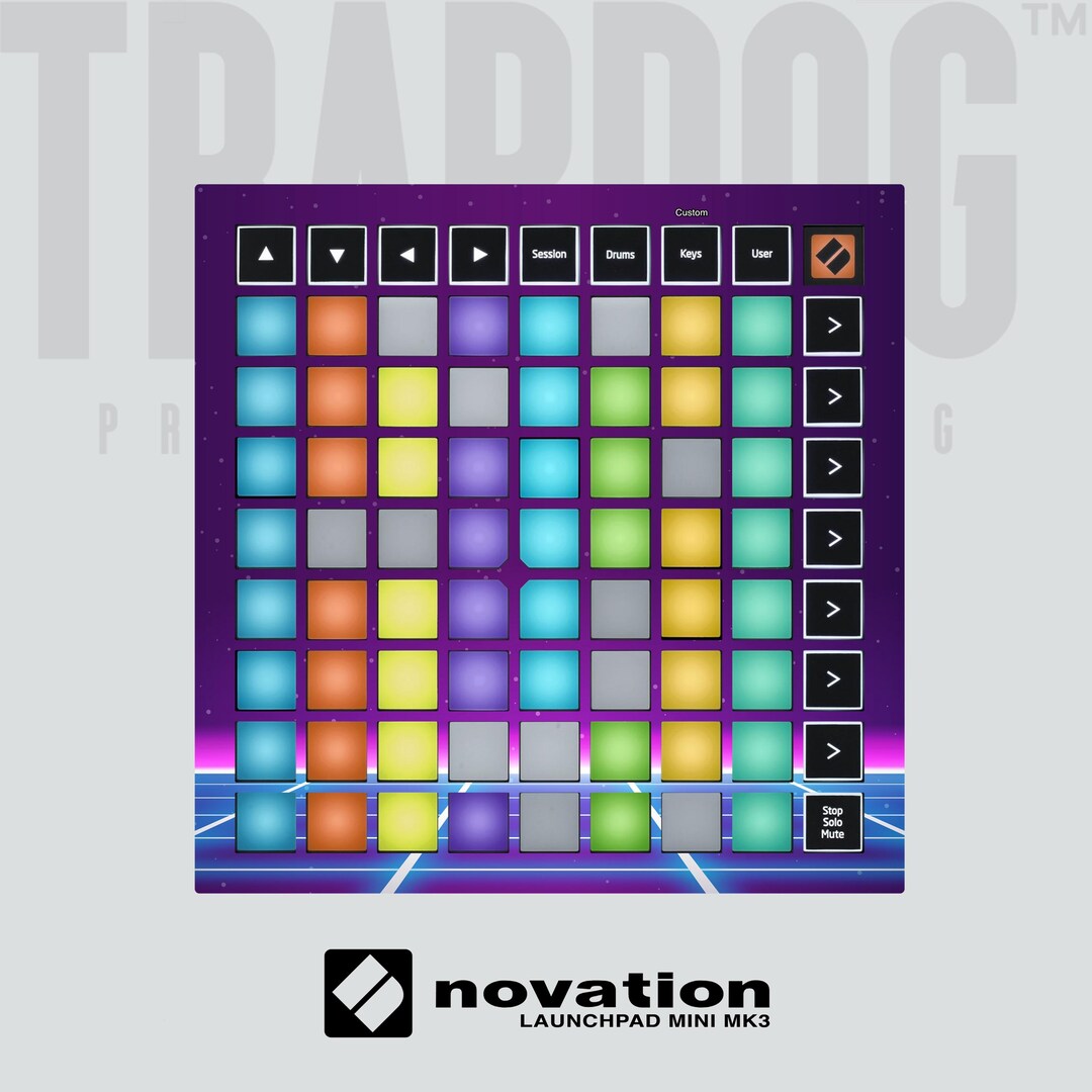 Custom Launchpad Mini MK3 Vinyl Skin Sticker / Precut Holes / Fully ...