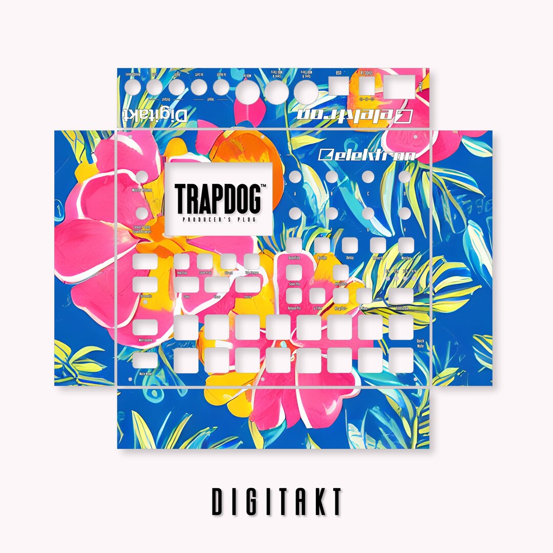 Digitakt, Digitone, Syntakt & Analog Heat MKII Vinyl Faceplate Skin ...