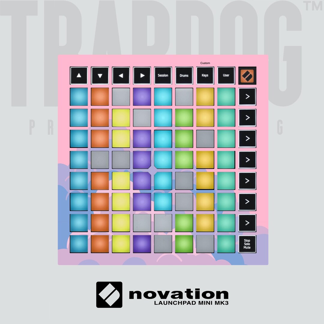 Custom Launchpad Mini MK3 Vinyl Skin Sticker / Precut Holes / Fully ...