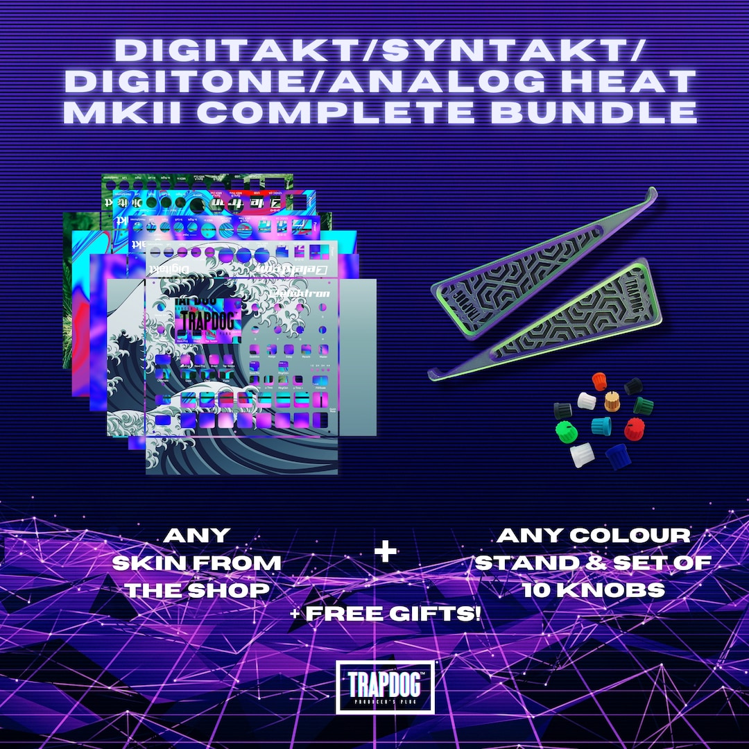 Fully Custom Digitakt MK I + II, Digitone, Syntakt & Analog Heat MKII ...