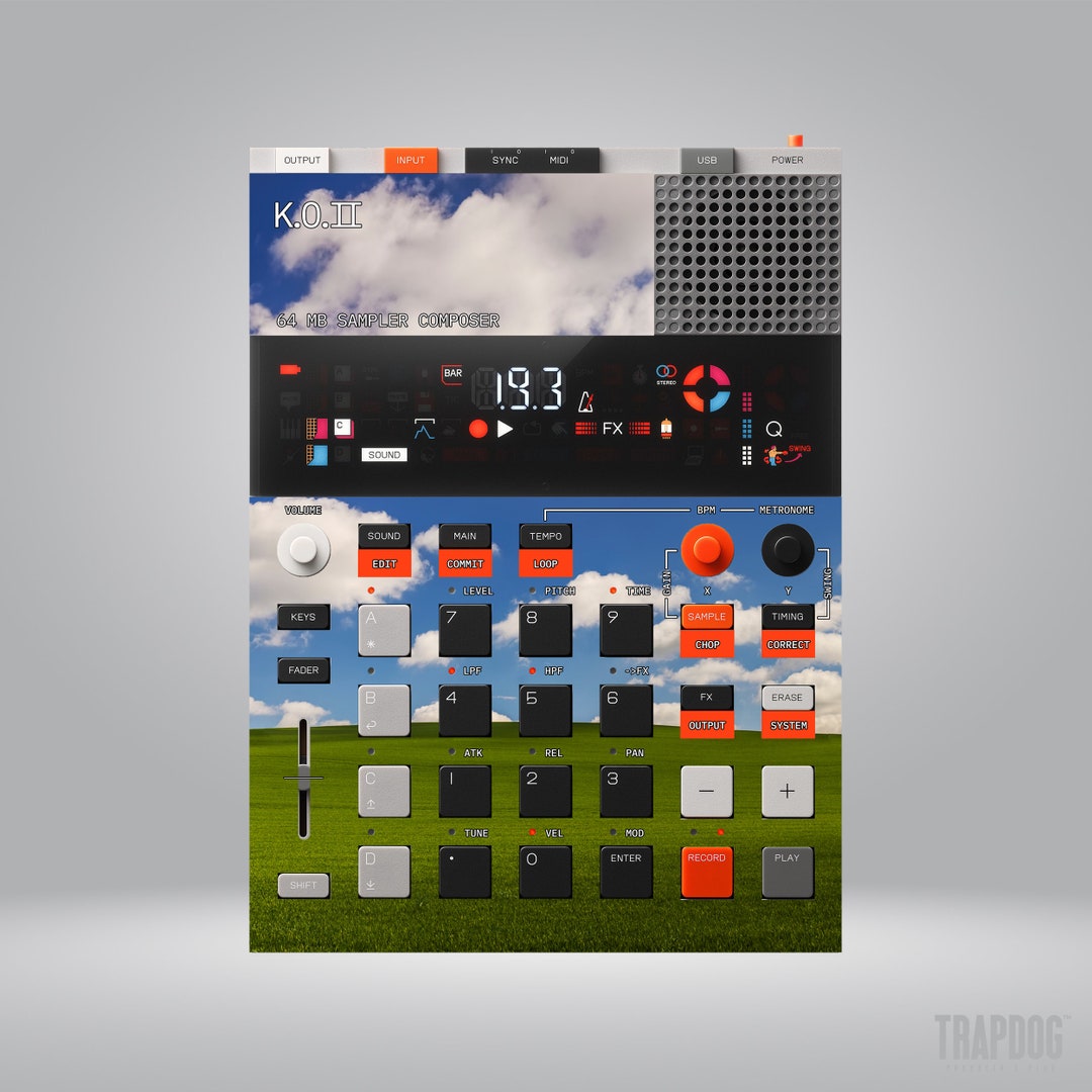 EP-133 KO II Vinyl Sticker Skin / Precut Holes / #29 - Etsy