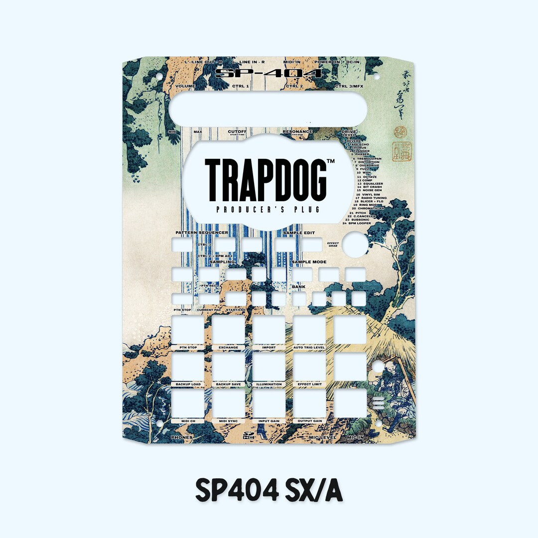 SP404 SX / A / MKII Vinyl Faceplate Skin Sticker | Precut Holes ...