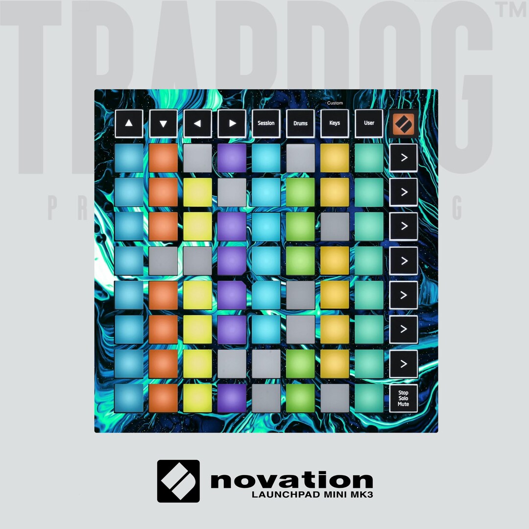 Custom Launchpad Mini MK3 Vinyl Skin Sticker / Precut Holes / Fully ...