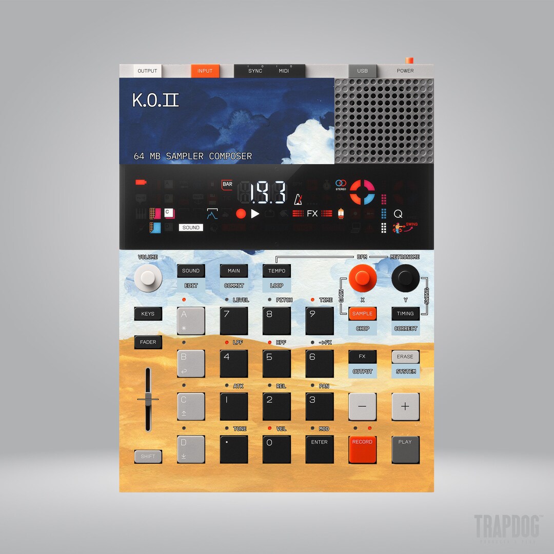EP-133 KO II Vinyl Sticker Skin / Precut Holes / #100 - Etsy