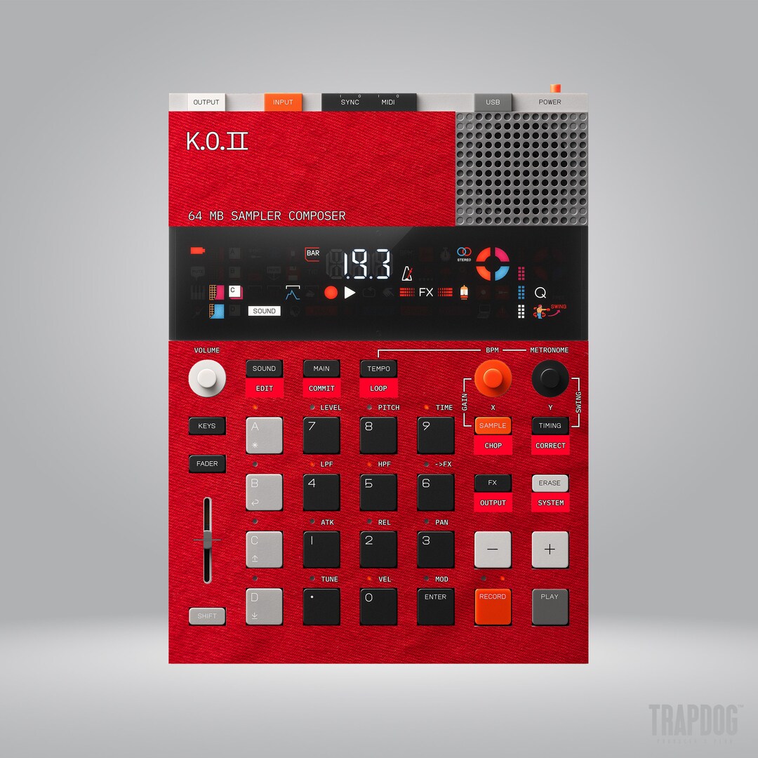 EP-133 KO II Vinyl Sticker Skin / Precut Holes / #43 - Etsy