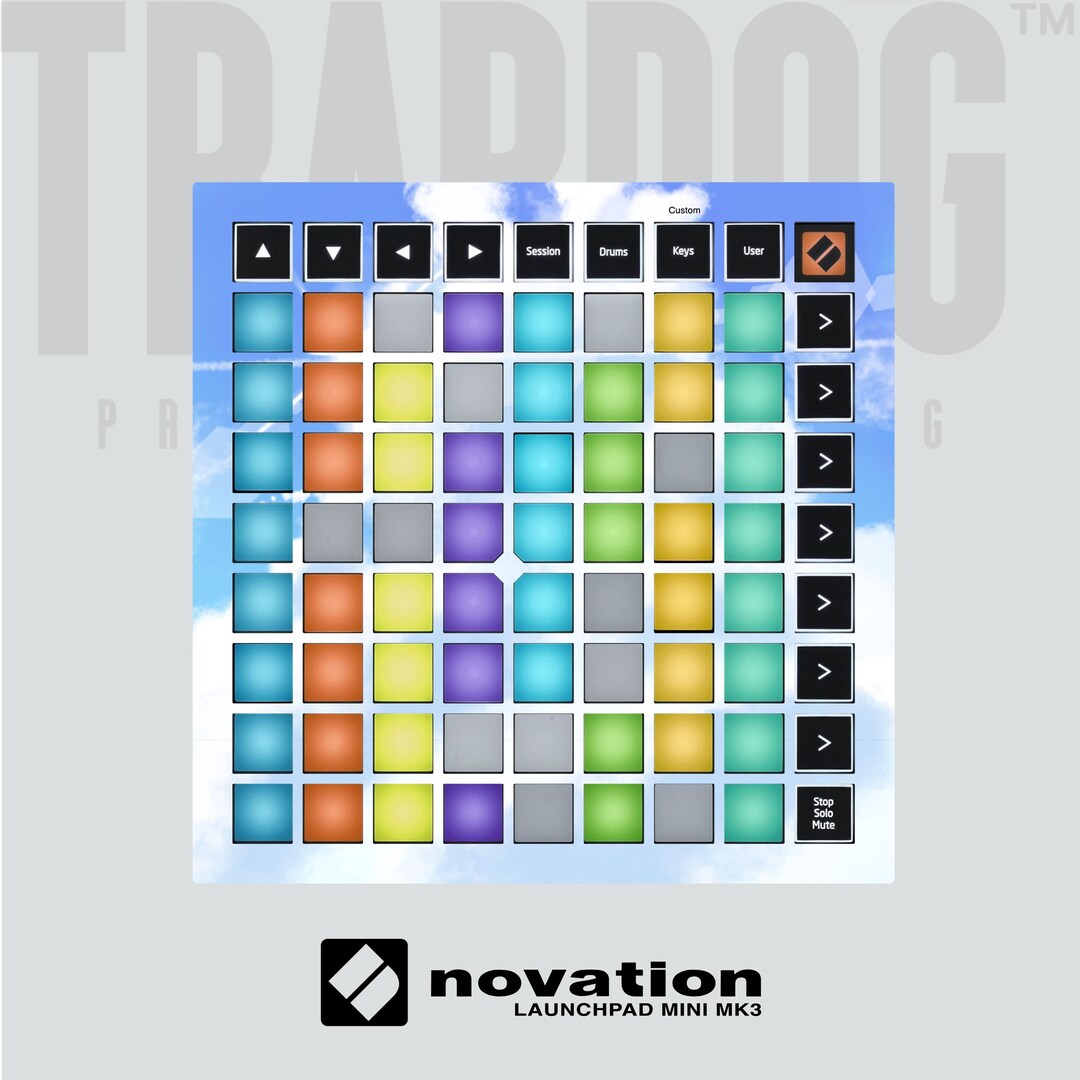 Custom Launchpad Mini MK3 Vinyl Skin Sticker / Precut Holes / Fully ...